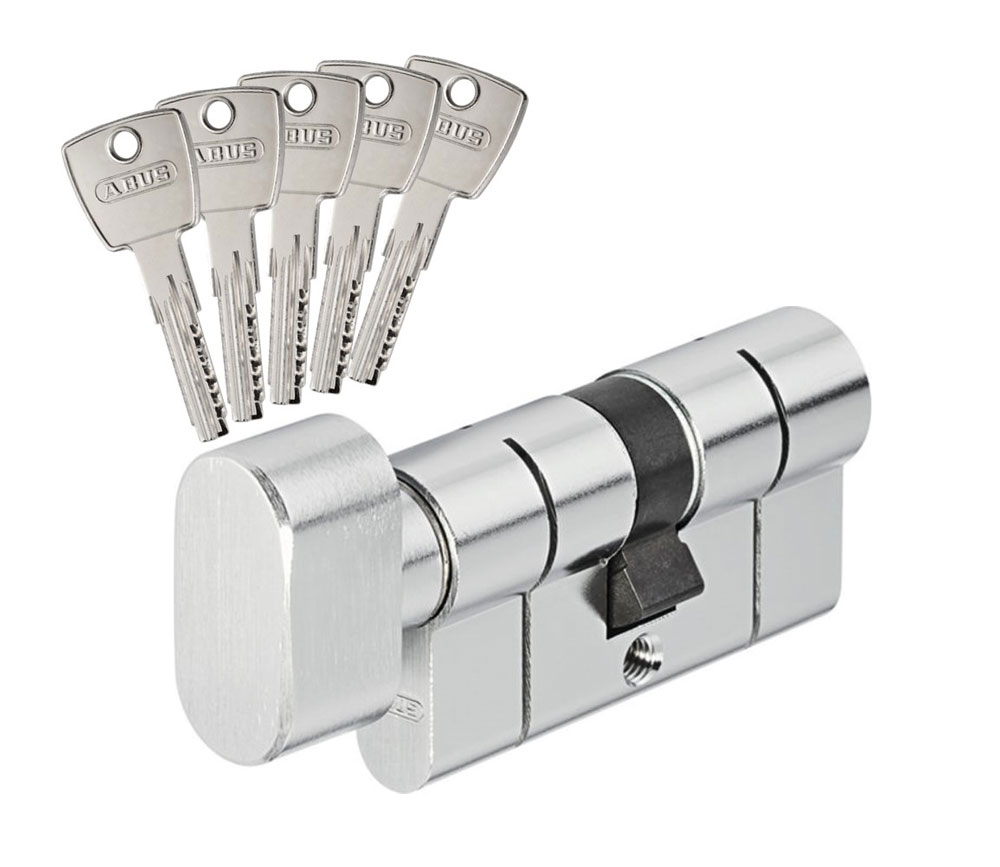 Cylindre de haute sécurité Abus D6 à bouton | ProtectHome