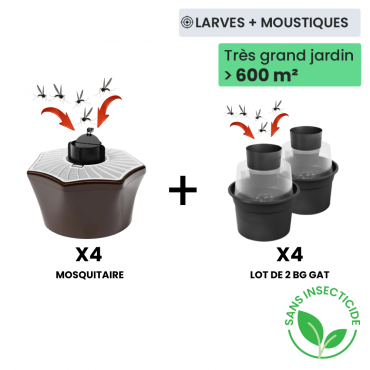 Pack XXL action complète attrape moustique et larves