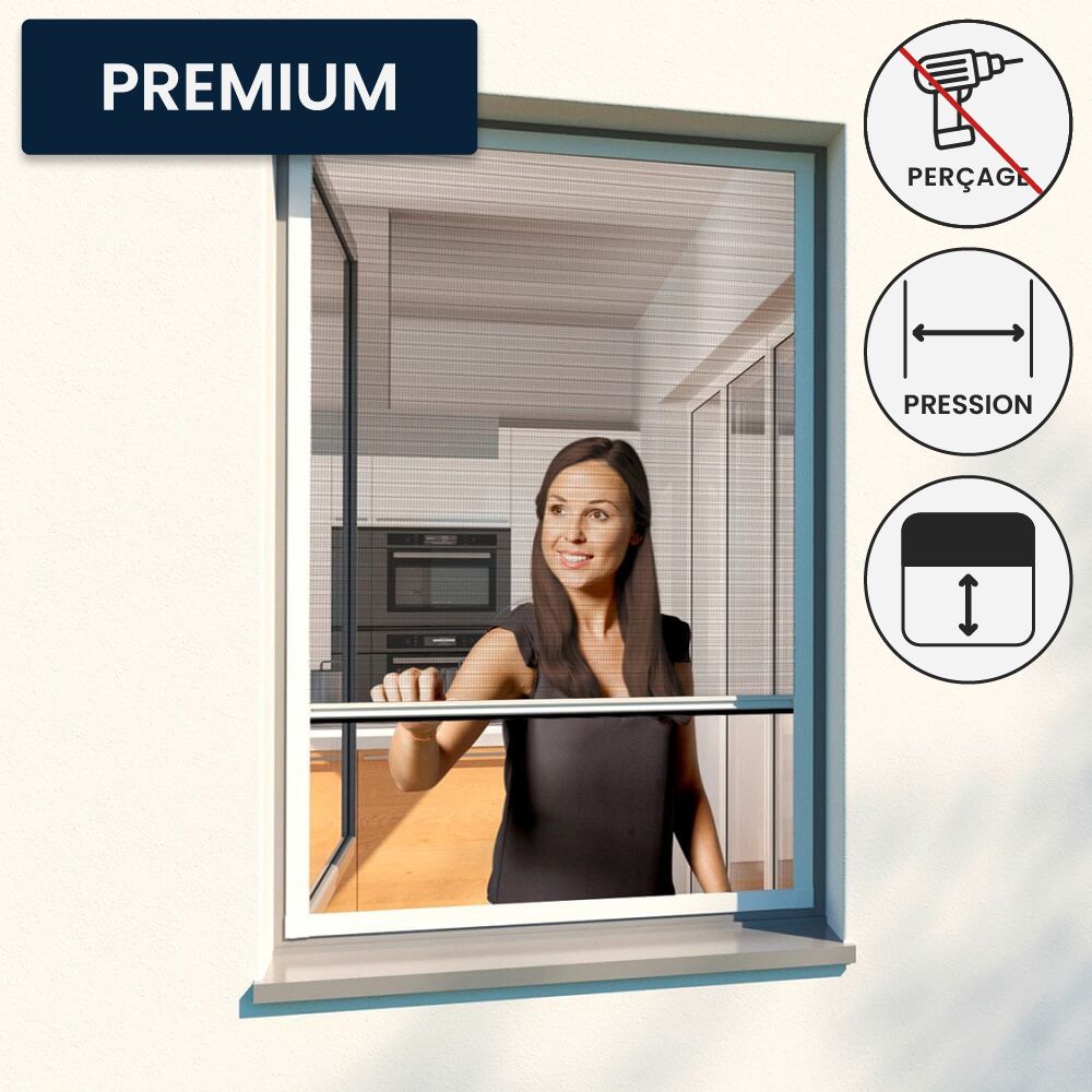 Moustiquaire fenetre plissée premium | Qualité professionnelle