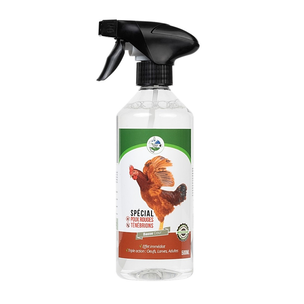Insecticide naturel ténébrion et poux rouge poule 500ML